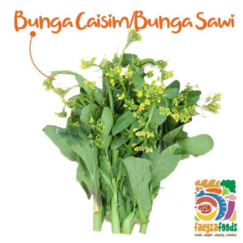 Jual Bunga Caisim/Bunga Sawi Segar/Fresh (pack/ikat) Halal di Seller ...