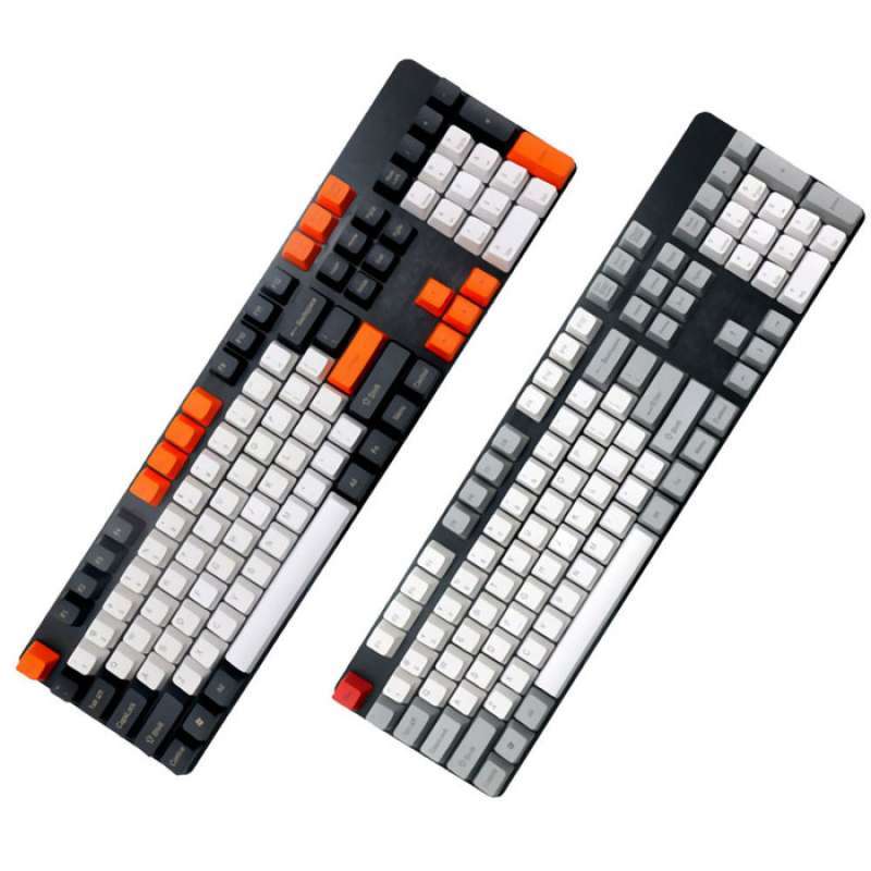 Jual Keycaps Thick PBT OEM Profile 104 87 61 For Mechanical Keyboard ...