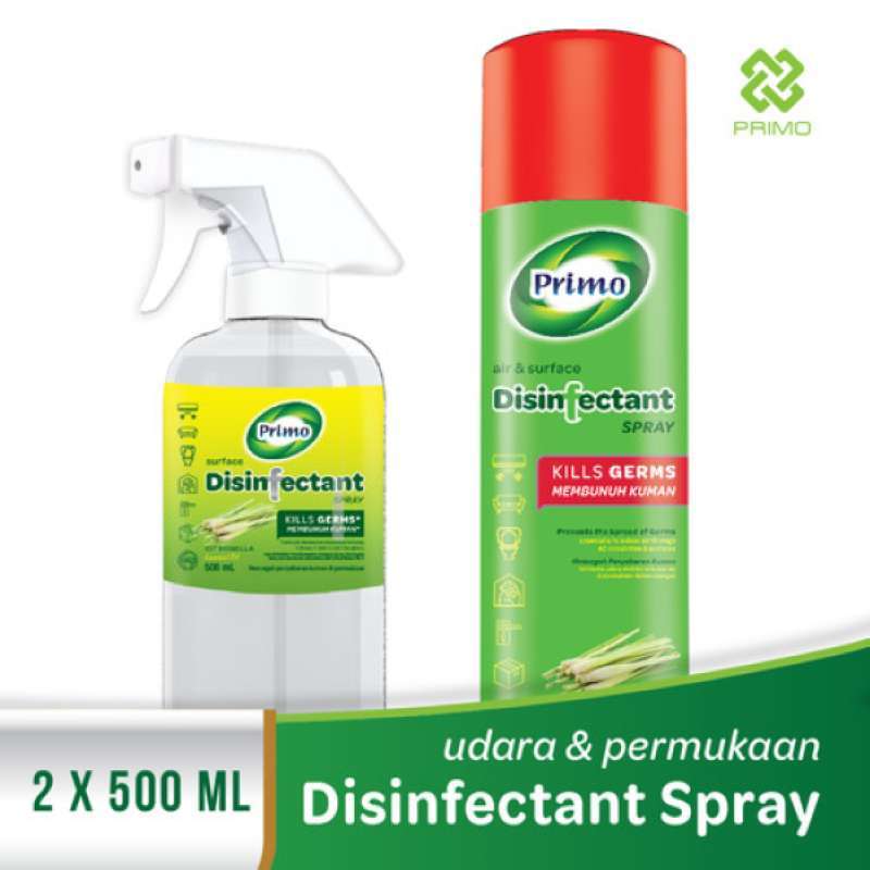 Jual Primo Disinfectant Spray 500 Ml Citronella Di Seller Tbacc ...