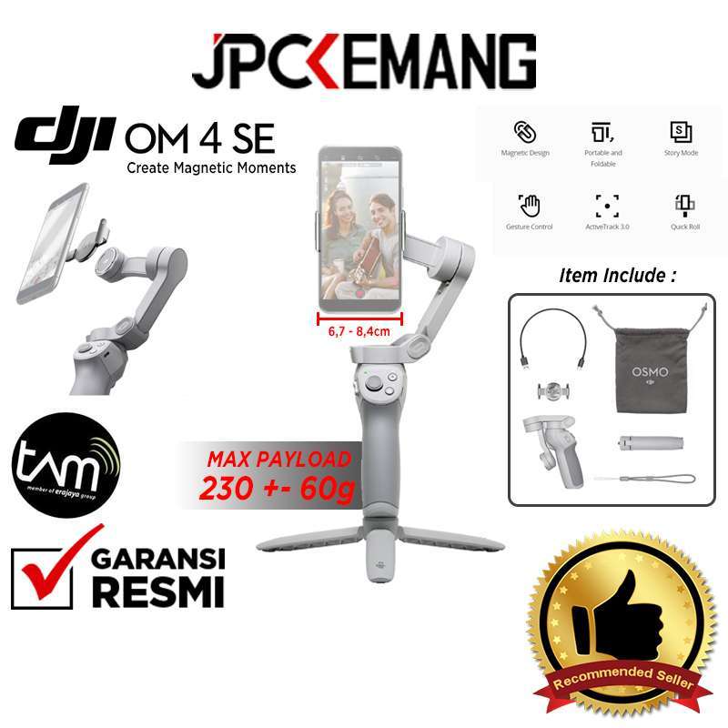 Jual JPC KEMANG DJI OM4 SE Gimbal Stabilizer Smartphone HP DJI OM 4 Osmo Mobile 4 SE GARANSI ...