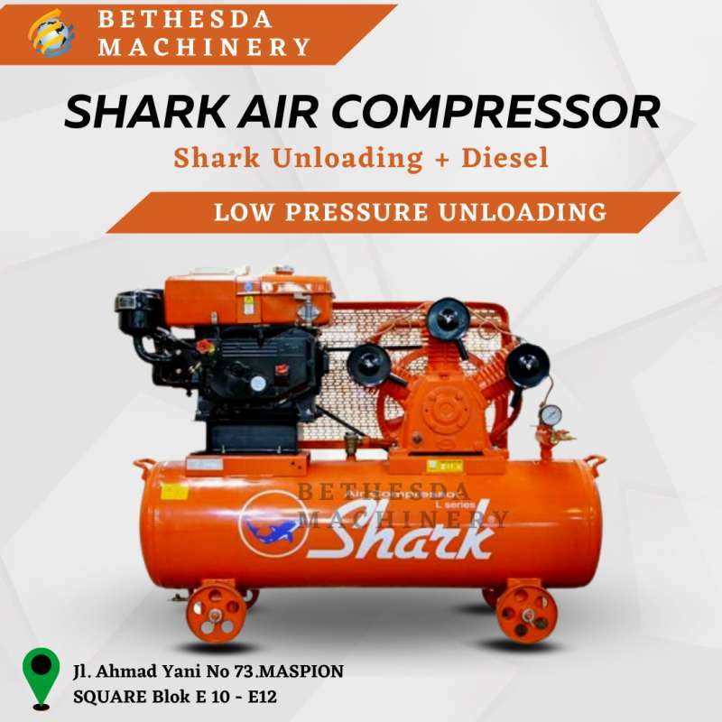 Jual Kompresor Angin 5 Hp/air Compressor 7,5 Kw Diesel Engine Di Seller ...