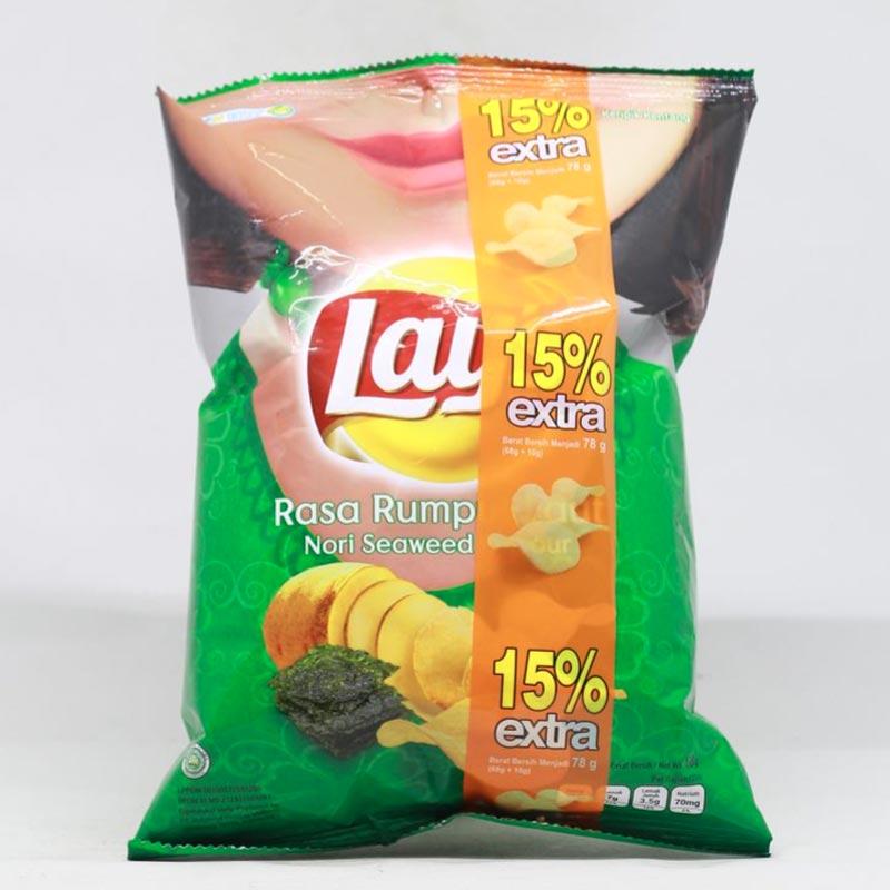 Jual LAY'S RASA RUMPUT LAUT 75 G di Seller Papaya Fresh Gallery - Kota ...