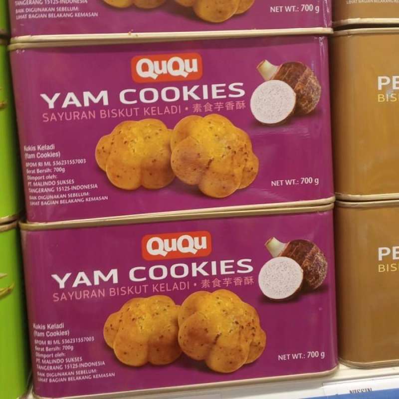 Jual QUQU YAM COOKIES 700 GR SAYURAN BISKUIT KELADI di Seller ...