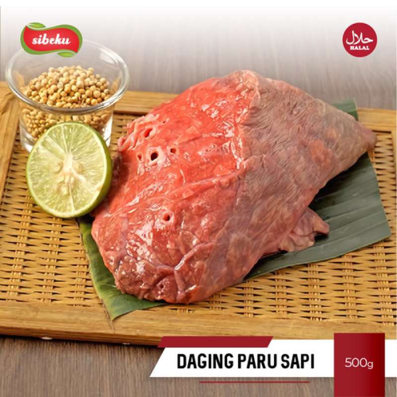 Jual Paru Sapi Segar 500g / Daging Bagian Paru Sapi 500 gram - Sibeku ...