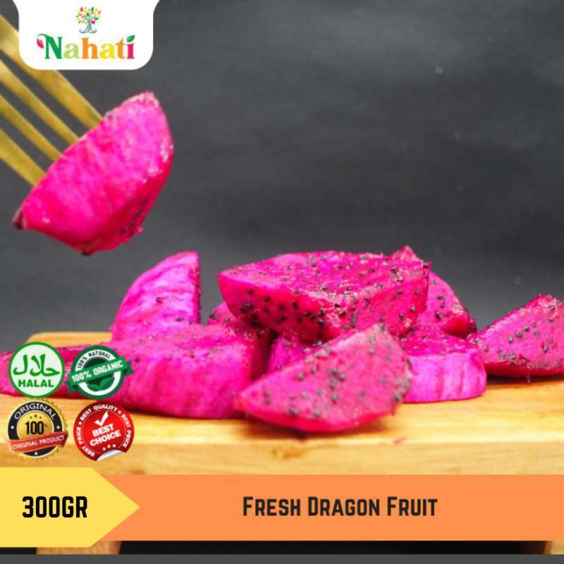 Jual Buah Naga Buah Potong Box Fresh Dragonfruit ukuran 300gr di Seller Nahati Id - Kota Jakarta ...