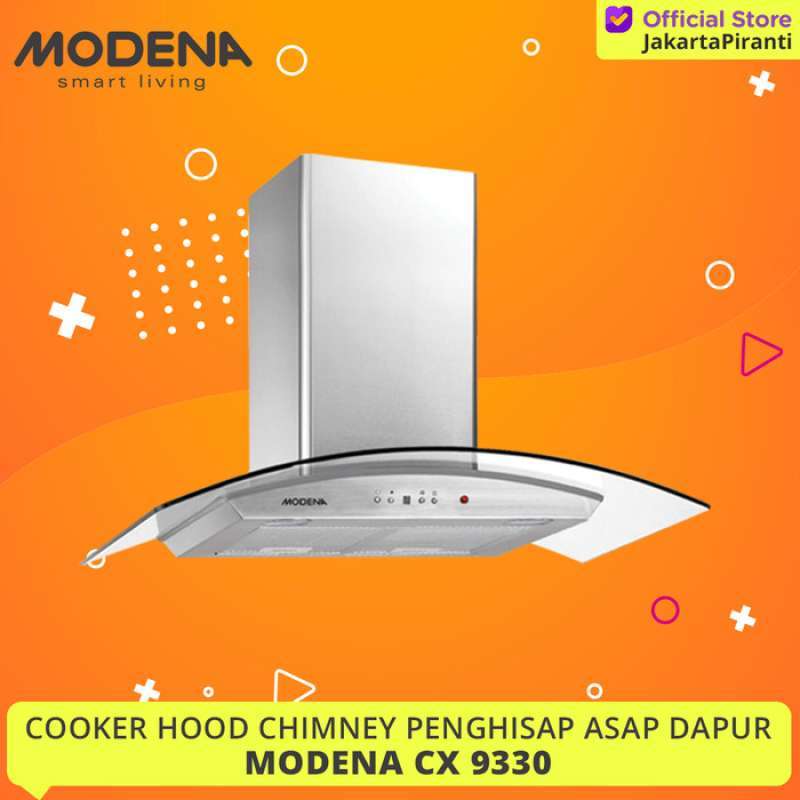 Ukuran Cooker Hood Modena SIA VSR60BL 60cm Black Slim Visor Cooker