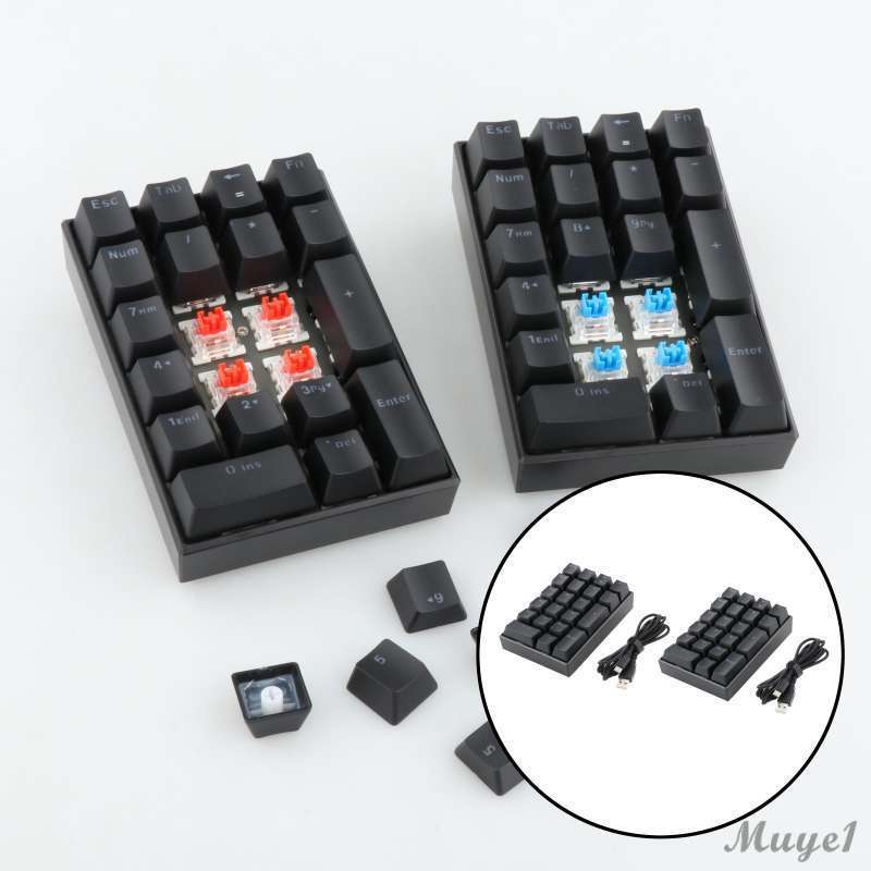 Jual [{}] K23 Mini Numpad LED Backlit Gaming Keypad 21-Key Numeric ...