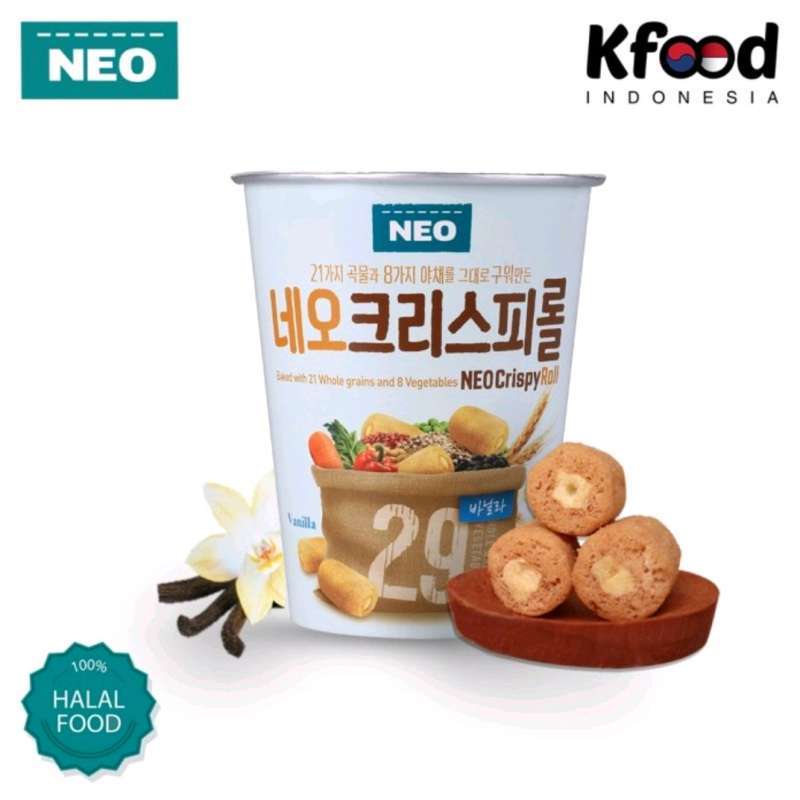 Promo Neo Crispy Roll Vanila Cup 40gr Halal Bpom Diskon 10% Di Seller ...