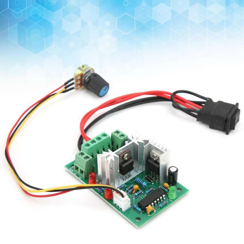 Jual Modul Kontrol Kecepatan Motor Dc Pwm Adjustable Switch Cw Ccw ...