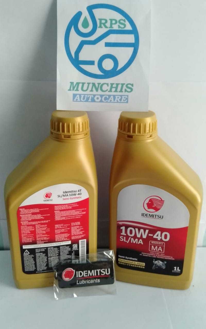 Jual Idemitsu oli 4T 10W40 SL/MA [1 Liter] di Seller RPS Munchis Store ...