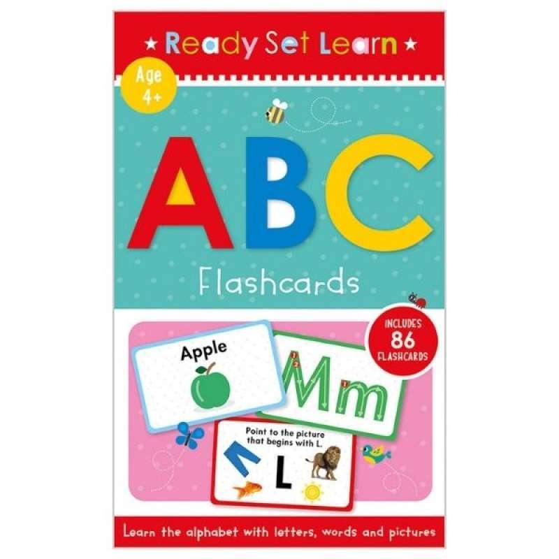 Jual Ready, Set, Learn Abc Flashcards Activity Book di Seller ...