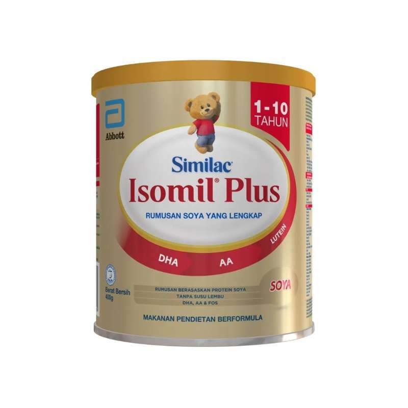 Jual Abbott Similac Isomil Plus Soya Milk Powder 1-10 Years 400g di ...