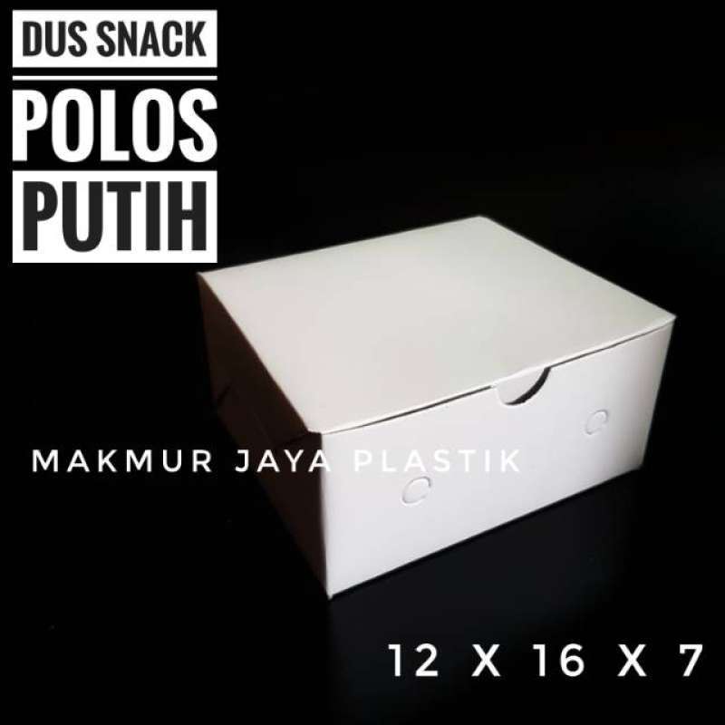 Jual Dus Snack Polos Putih Original Murah - Harga Diskon Mei 2024 ...