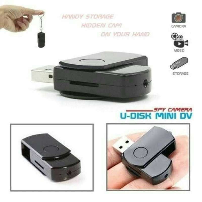 Jual ORIGINAL Spy Camera Mini DV U-Disk Hidden Camera Model Card Reader ...