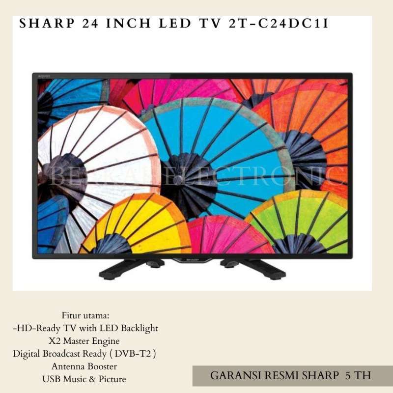 Promo SHARP 24 INCH AQOUS LED TV 2T-C24DC1I Diskon 33% di Seller BERKAH ...