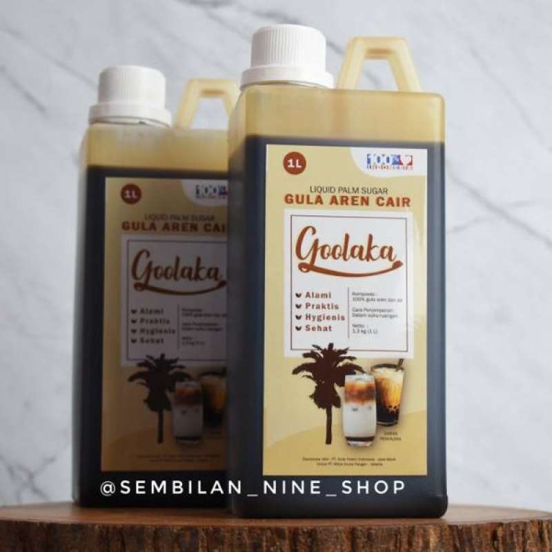 Jual Goolaka Gula AREN CAIR 1 Liter Liquid Palm Sugar Gula Merah Brown ...