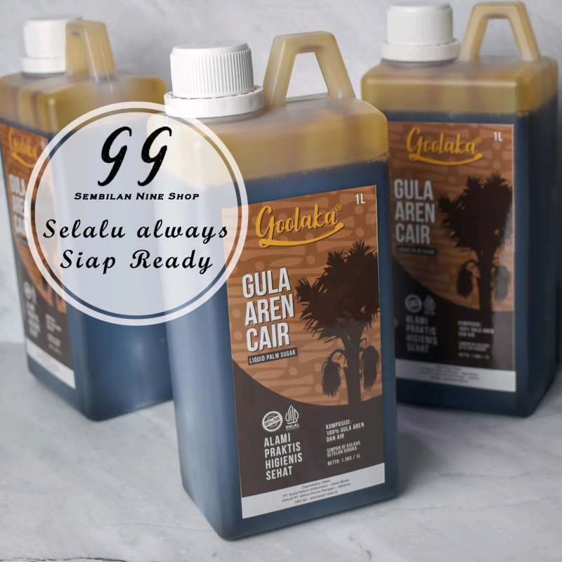 Jual Goolaka Gula AREN CAIR 1 Liter Liquid Palm Sugar Gula Merah Brown ...