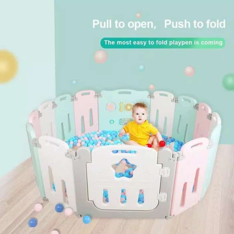 Jual Pagar Bayi Coby Haus Fence Foldable Starlight 8+2 Cobyhaus Fences ...