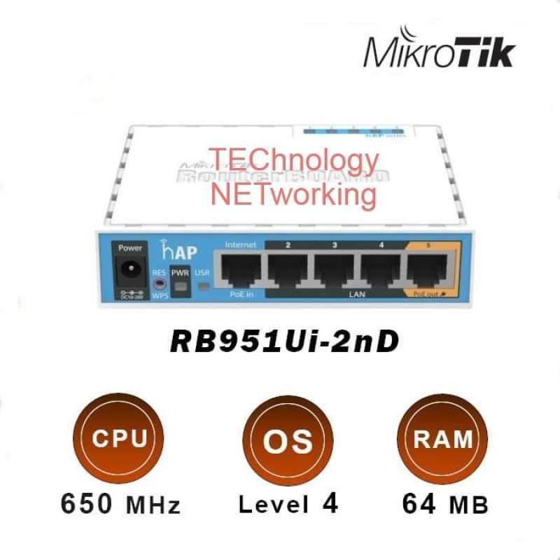 Jual Mikrotik RB951Ui-2nD / Mikrotik HAP di Seller TECHNET.ID ...