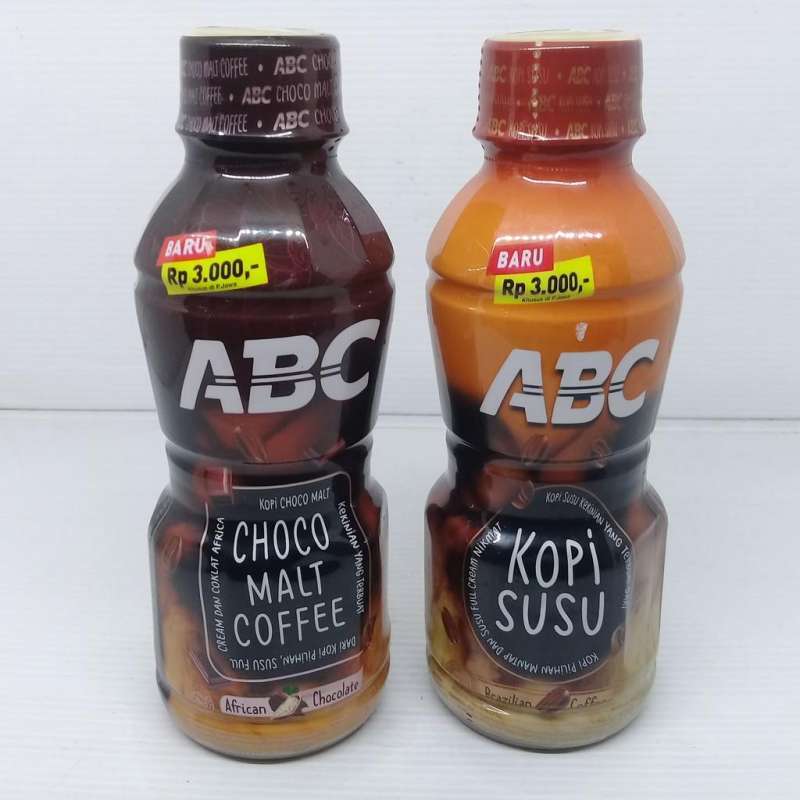 Jual Abc Minuman Botol 200 Ml Kopi Choco Malt / Kopi Susu - Choco Malt ...