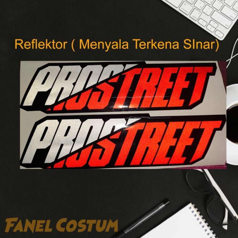 Promo STIKER PRO STREET PROSTREET CUTTING STICKER oracal MOTOR MOBIL ...