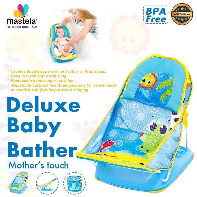 Jual Mastela Deluxe Baby Bather / Kursi Duduk Mandi / Alat Bantu Mandi ...