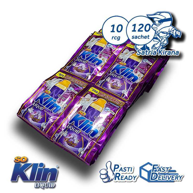 Promo So Klin Liquid [22 mL x 120 sachet | 1 Dus] SoKlin 20 500 Karton ...