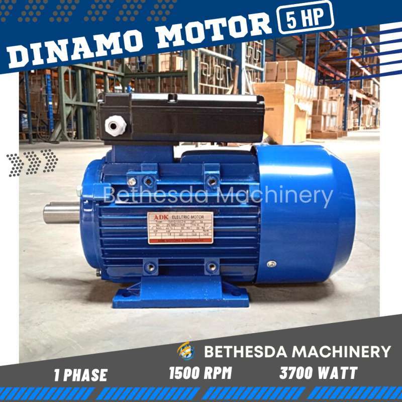 Jual Motor Dinamo Listrik 4 Hp 3000 Watt 2 - 4 Pole 3000 RPM 1500 Rpm ...