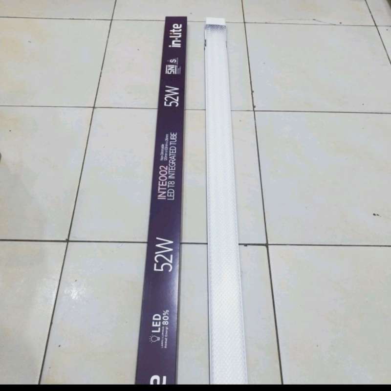 Jual In Lite Lampu Led T8 Integrated Tube Prismatic Inte002 52 Watt Di ...