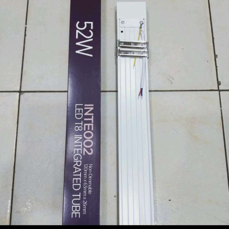 Jual In Lite Lampu Led T8 Integrated Tube Prismatic Inte002 52 Watt Di ...