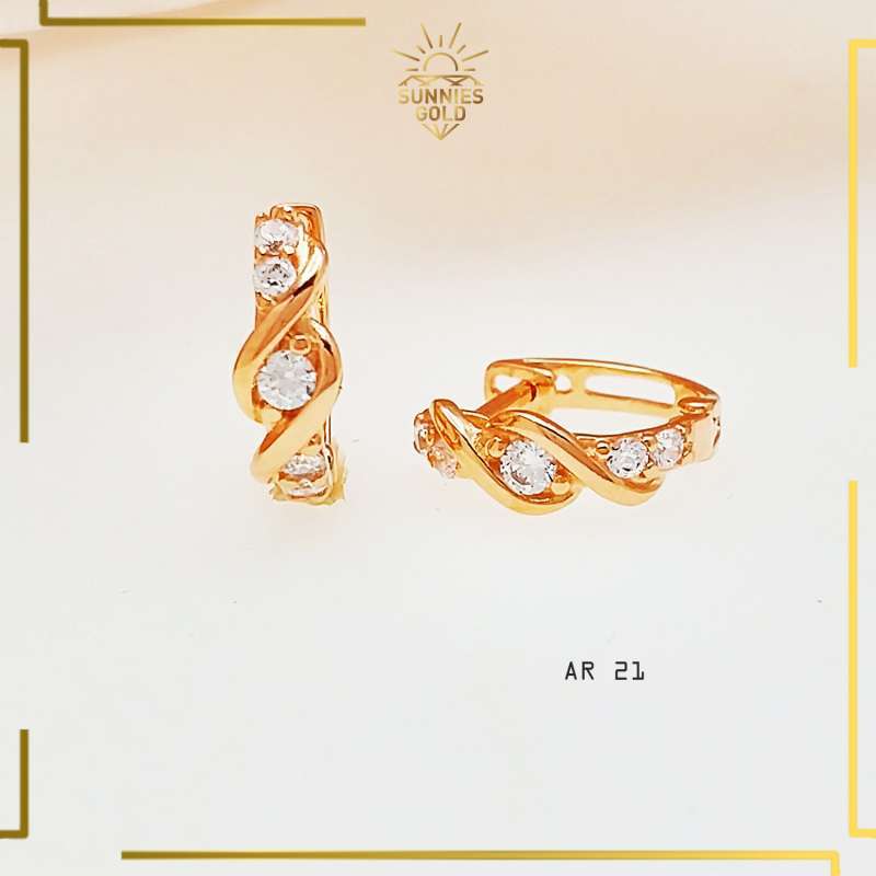 Jual ANTING EMAS ASLI KADAR 375/8K DAN 300/6K ANTING EMAS MODERN DEWASA ...