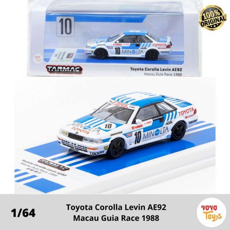 Promo Tarmac Works 1/64 Toyota Corolla Levin AE92 Macau Guia Race 1988 ...