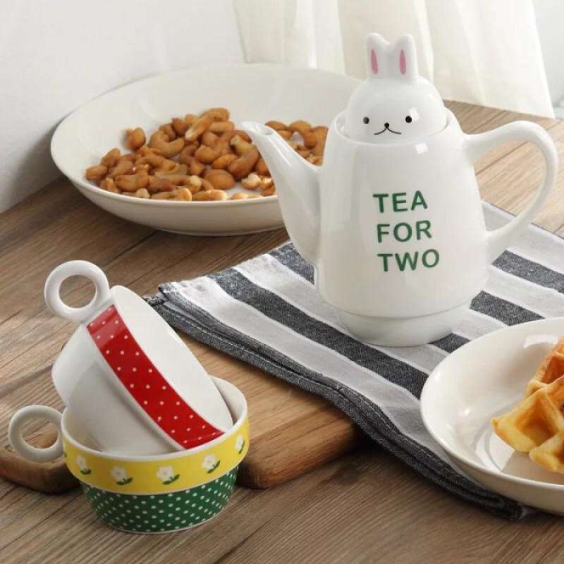 Promo Bunny Tea For Two Set / Teaset Teko Gelas Teh / Kado Gift / Gelas Diskon 12% Di Seller ...