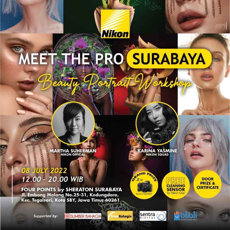 Jual Ticket - Nikon Meet The Pro SURABAYA Beauty Portrait Workshop 8 ...