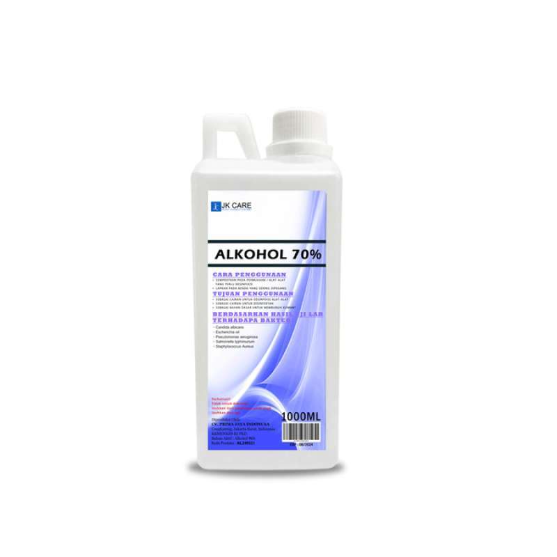 Promo ALKOHOL 70% 1 LITER JKCARE -Antiseptic dan Disinfectant Diskon 27% di Seller Hazell Shop ...