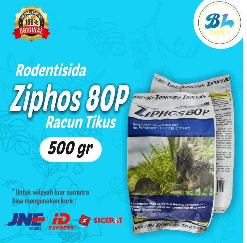 Jual Rodentisida Ziphos 80P kemasan 1kg, untuk mengatasi hama tikus ...