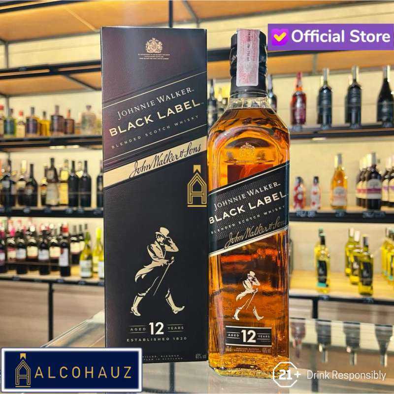 Promo ORIGINAL Johnnie Walker JW Black Label Blended Scotch Whisky ...