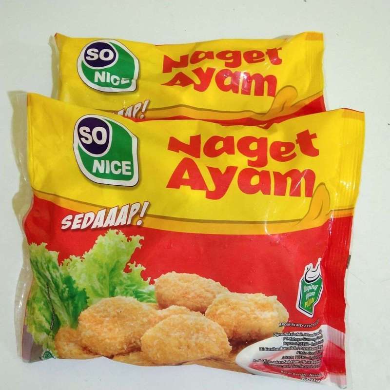 Jual SO NICE Nugget Ayam 500g di Seller Rinayya Frozen Food - Babelan ...