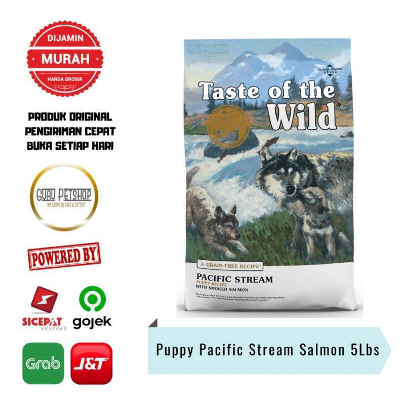 Jual Taste Of The Wild Puppy Pacific Stream 5Lbs TOTW Puppy Salmon 2 ...