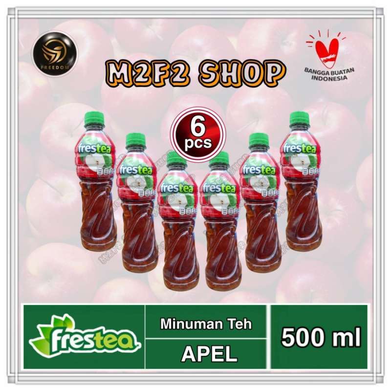 Jual Frestea Rasa Apel | Apple Botol Plastik Pet - 500 ml (Kemasan 6 ...