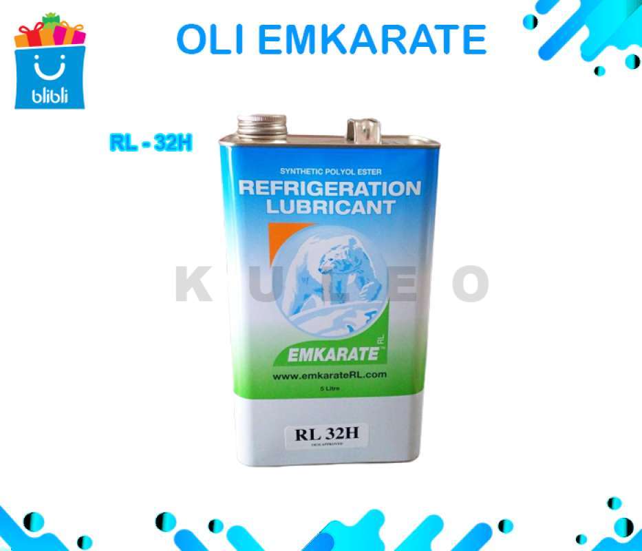 Jual OLI EMKARATE RL32 H / RL-32 H / Oli Kompresor 5 Liter | Kemasan ...