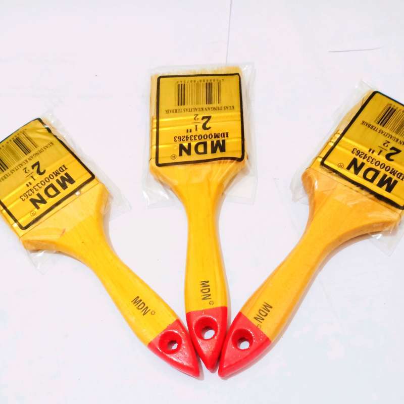 Promo kuas cat 2 ½ inch , paint brush, kuas cat tembok, besi, kayu ...