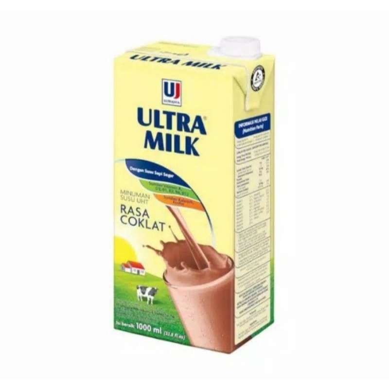 Jual 1 liter susu uht ultra milk full cream coklat di Seller daniesca.shop - Kota Bogor, Jawa ...