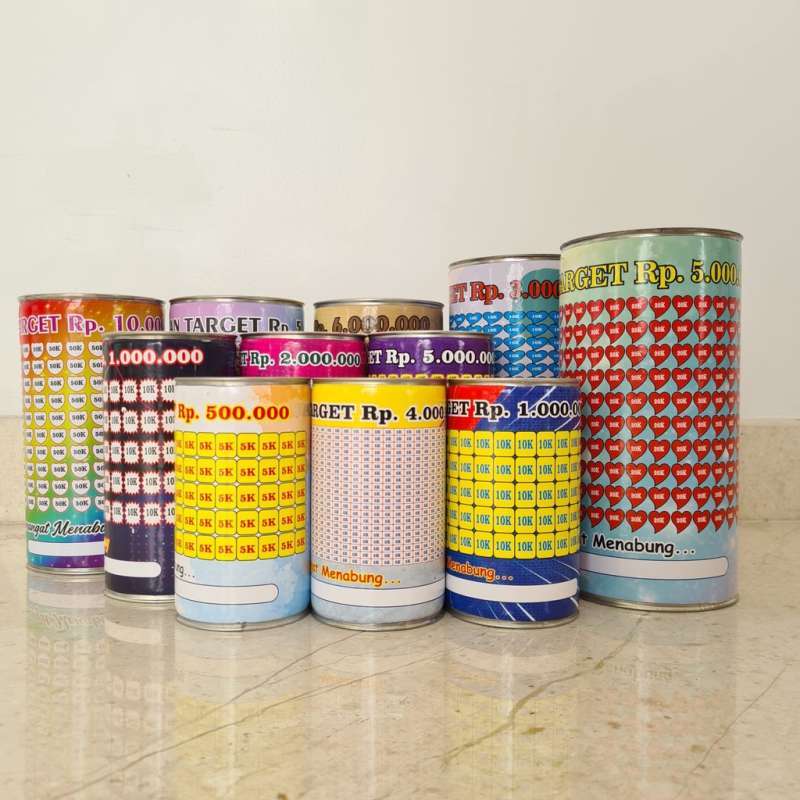 Promo Celangan Target Ready Small / Celengan Target Viral - 4Juta-5K ...