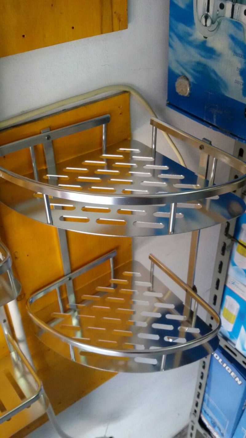 Promo Rak Sabun Sudut Tingkat Aluminium Diskon 20% di Seller DH_Grub - Wanajaya, Kab. Bekasi ...