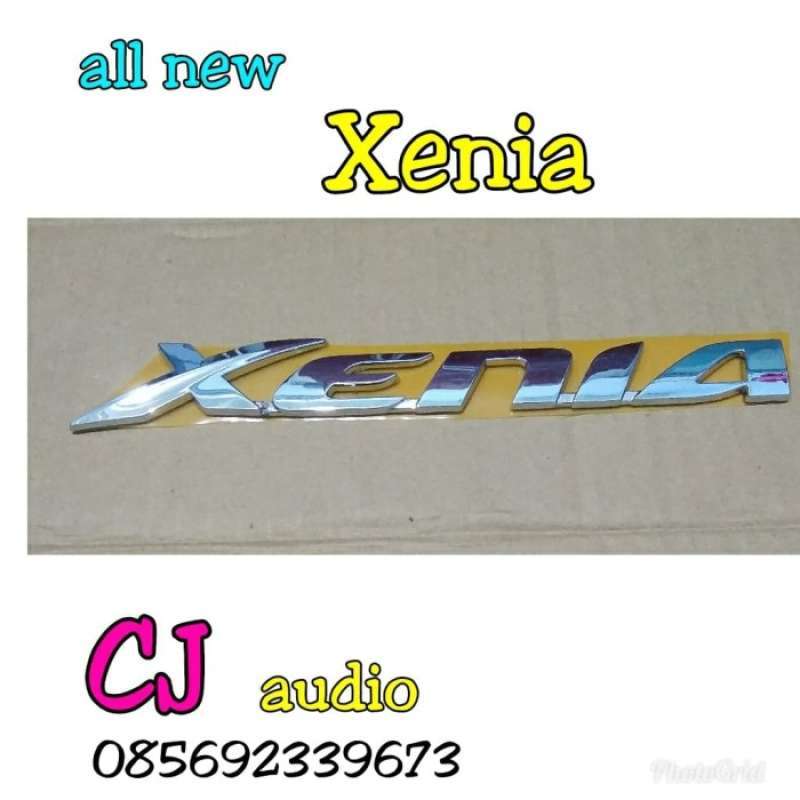 Xenia Logo Jual Emblem Mobil Logo Tulisan Xenia Chrome Di Seller