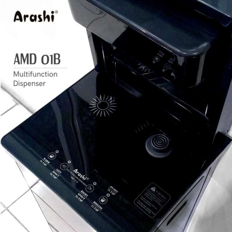 Promo Arashi Water Dispenser Multifungsi Galon Bawah + Remote Amd-01b 3 ...