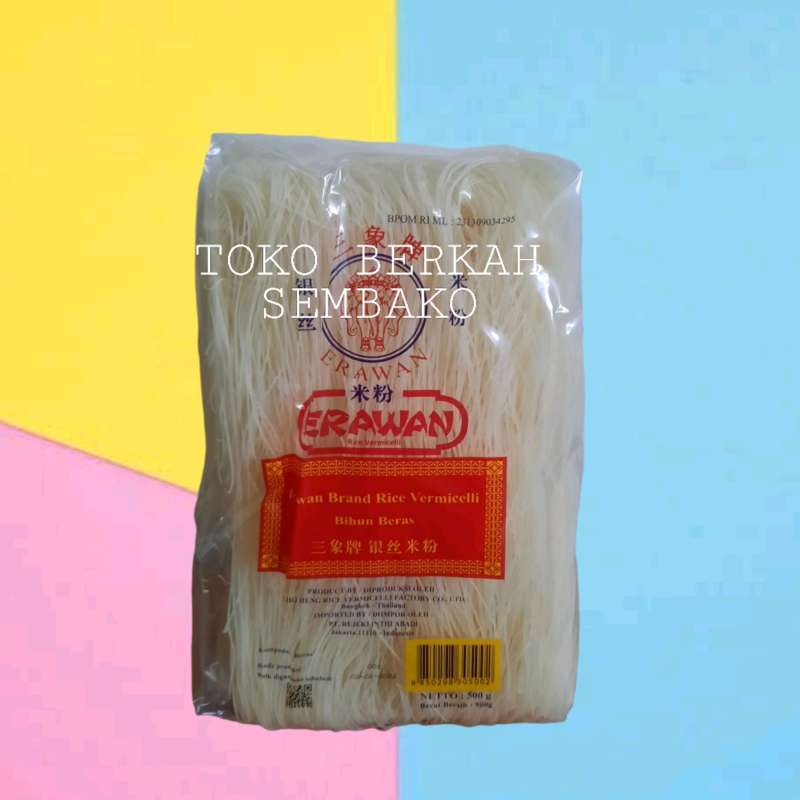 Jual BIHUN ERAWAN BRAND 500gr BIHUN BERAS THAILAND | ERAWAN RICE ...