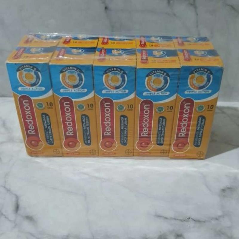 Jual redoxon triple action zink/10 tab redokson multi vitamin di Seller ...