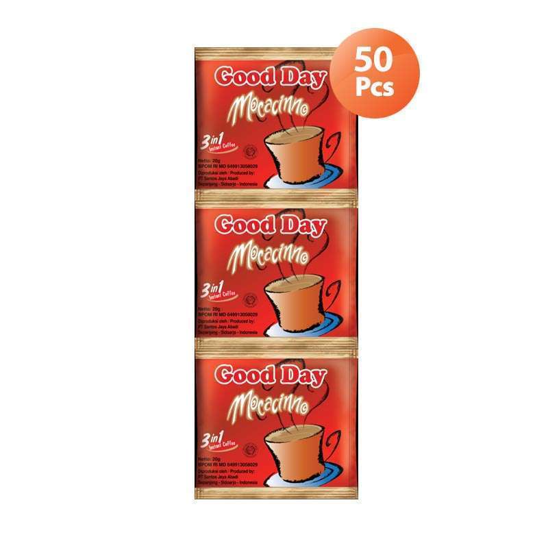 Jual Good Day Mocacino Kopi Instan [50 Pcs] Di Seller Makmur_sentosa ...